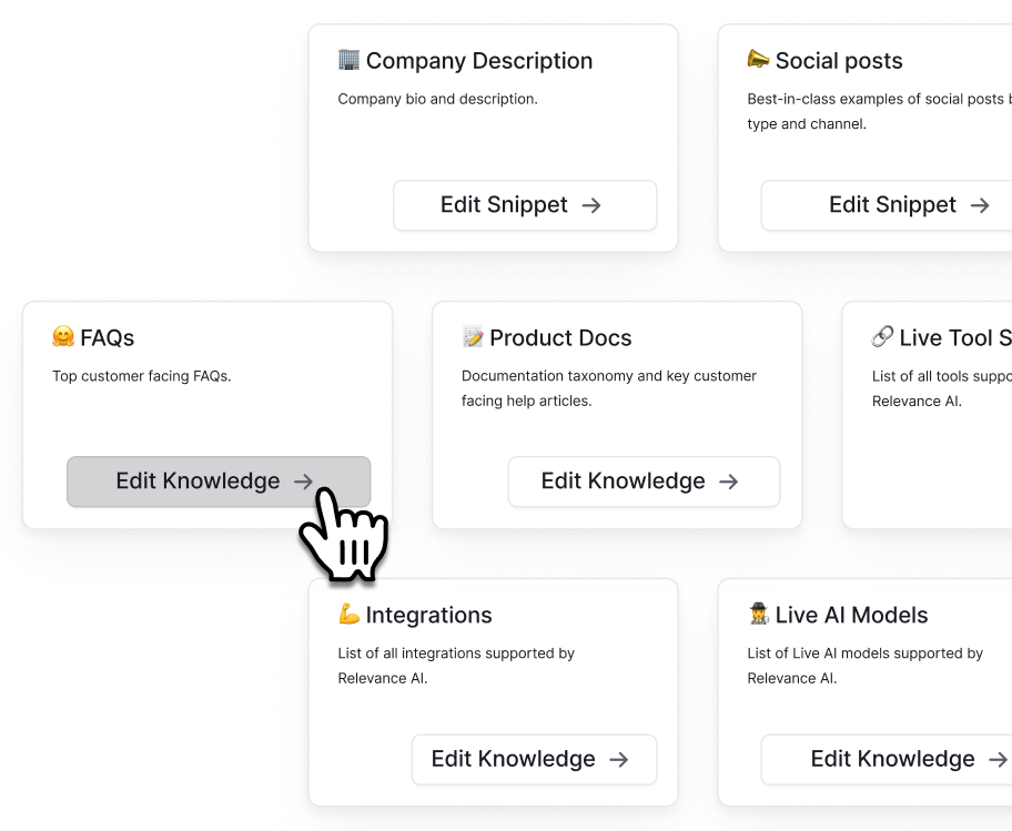 Knowledge – Relevance AI